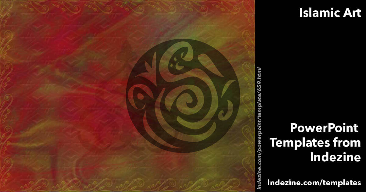 Islamic Art 03 PowerPoint Template