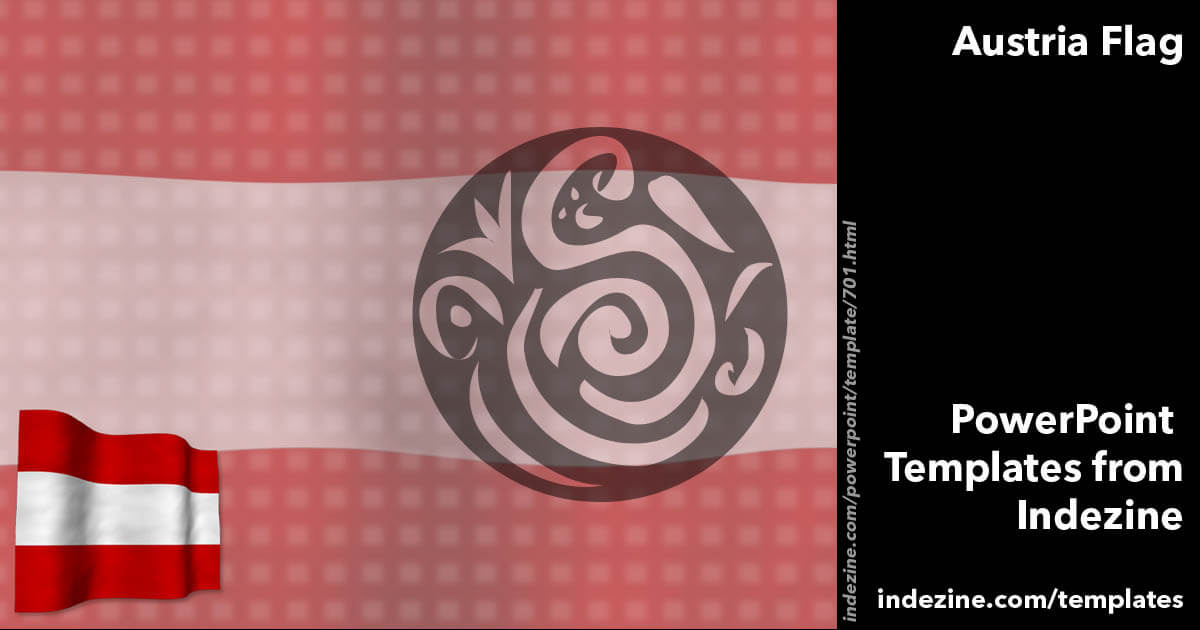 Austria Flag 02 PowerPoint Template