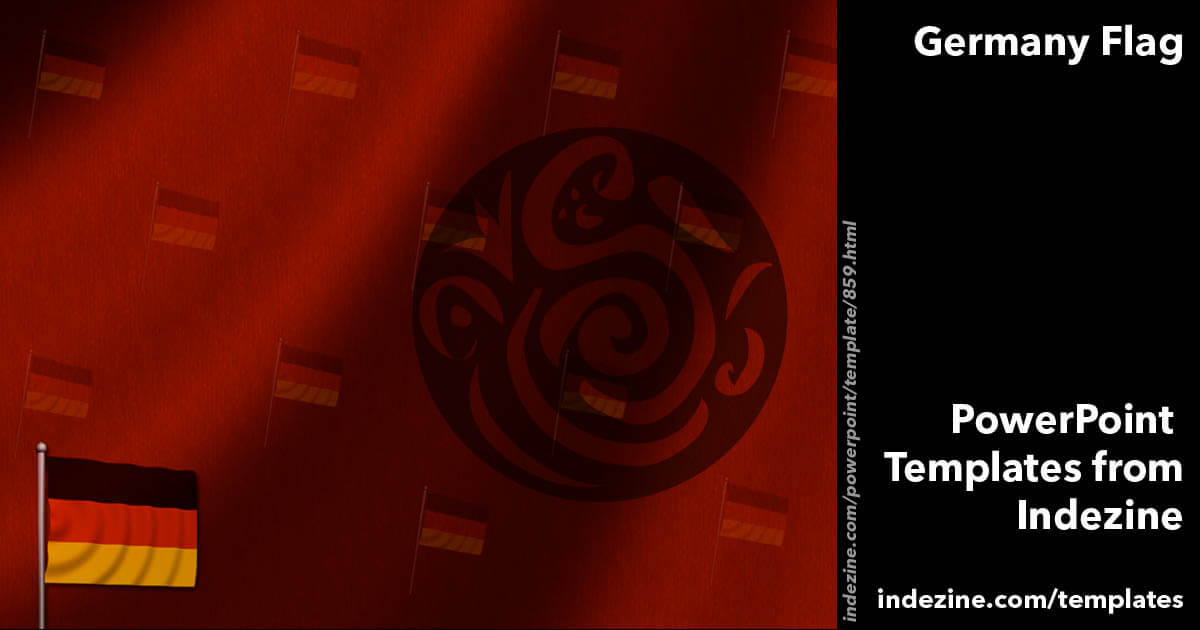 Germany Flag 04 PowerPoint Template