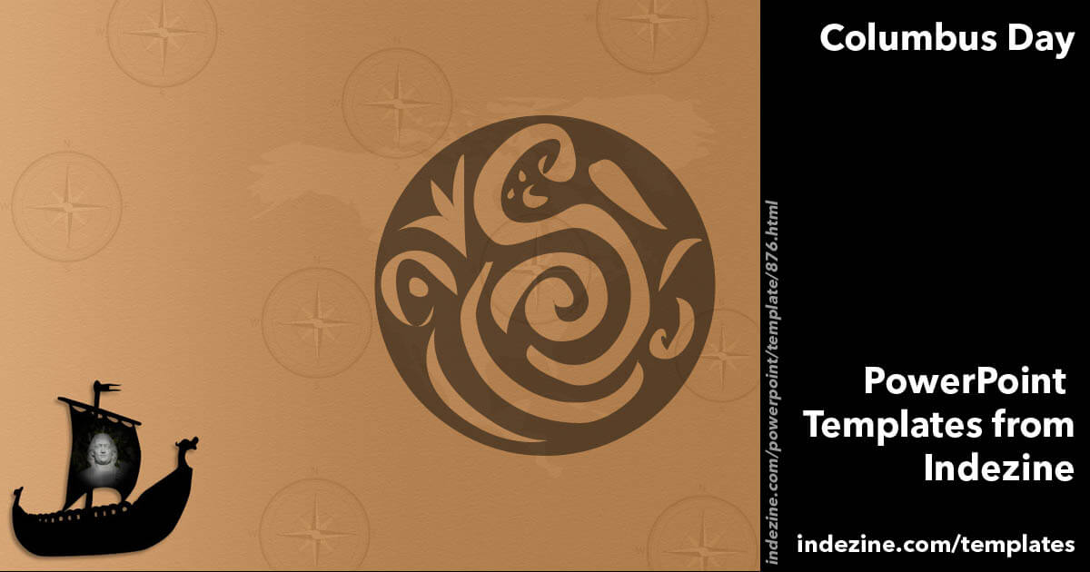 Columbus Day 03 PowerPoint Template