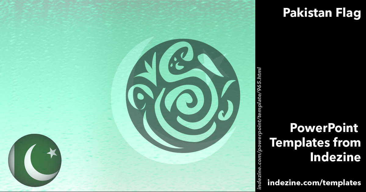 Pakistan Flag 03 PowerPoint Template