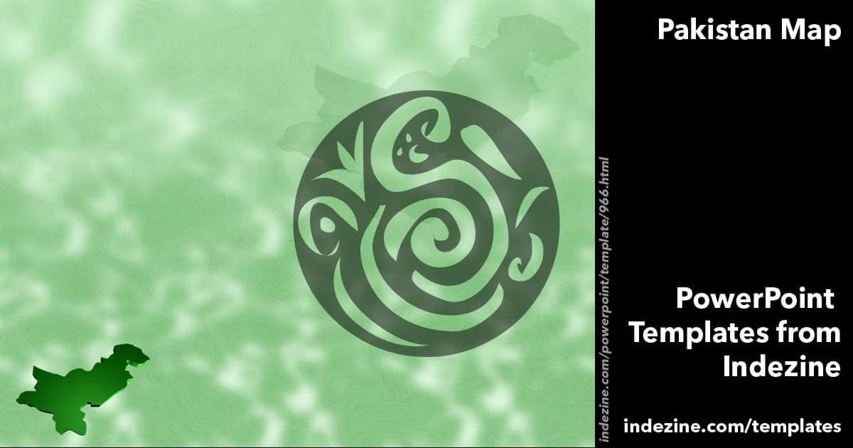 Pakistan Map 01 PowerPoint Template