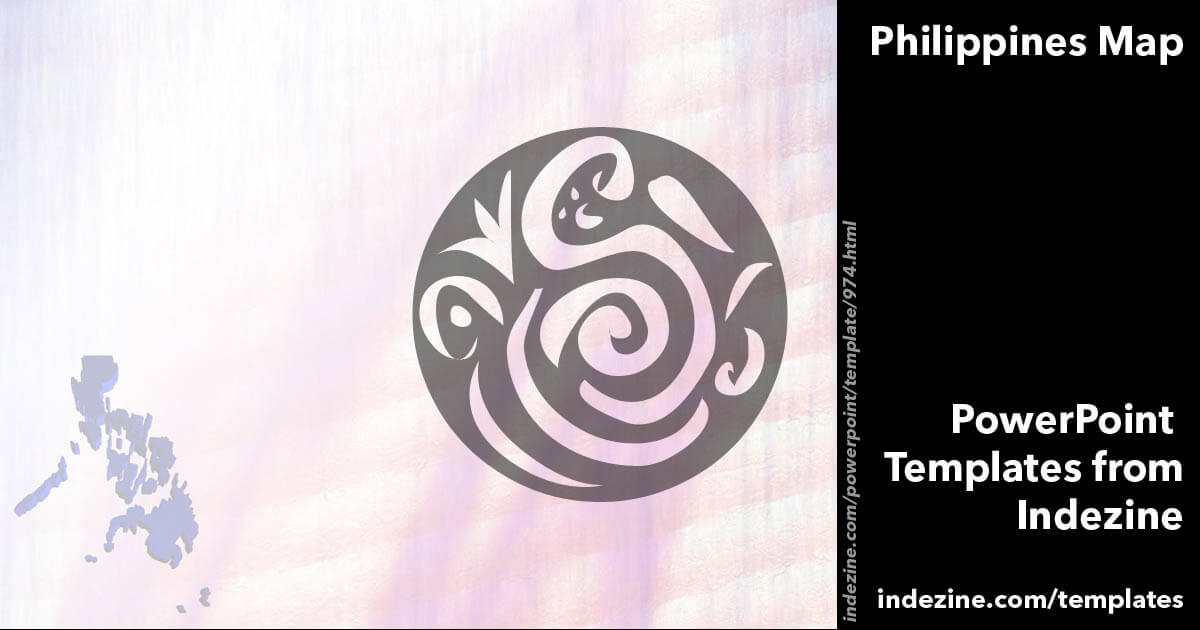 Philippines Map 01 PowerPoint Template