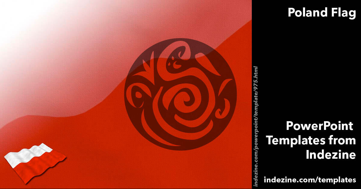 Poland Flag 01 PowerPoint Template
