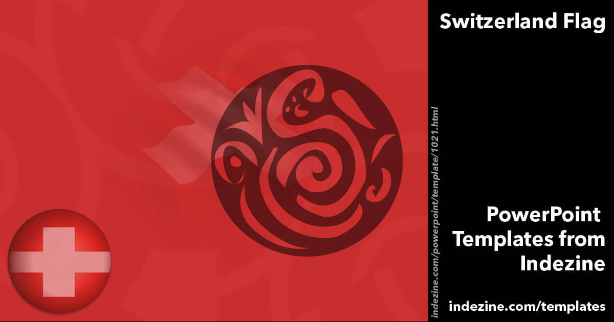 Switzerland Flag 03 PowerPoint Template