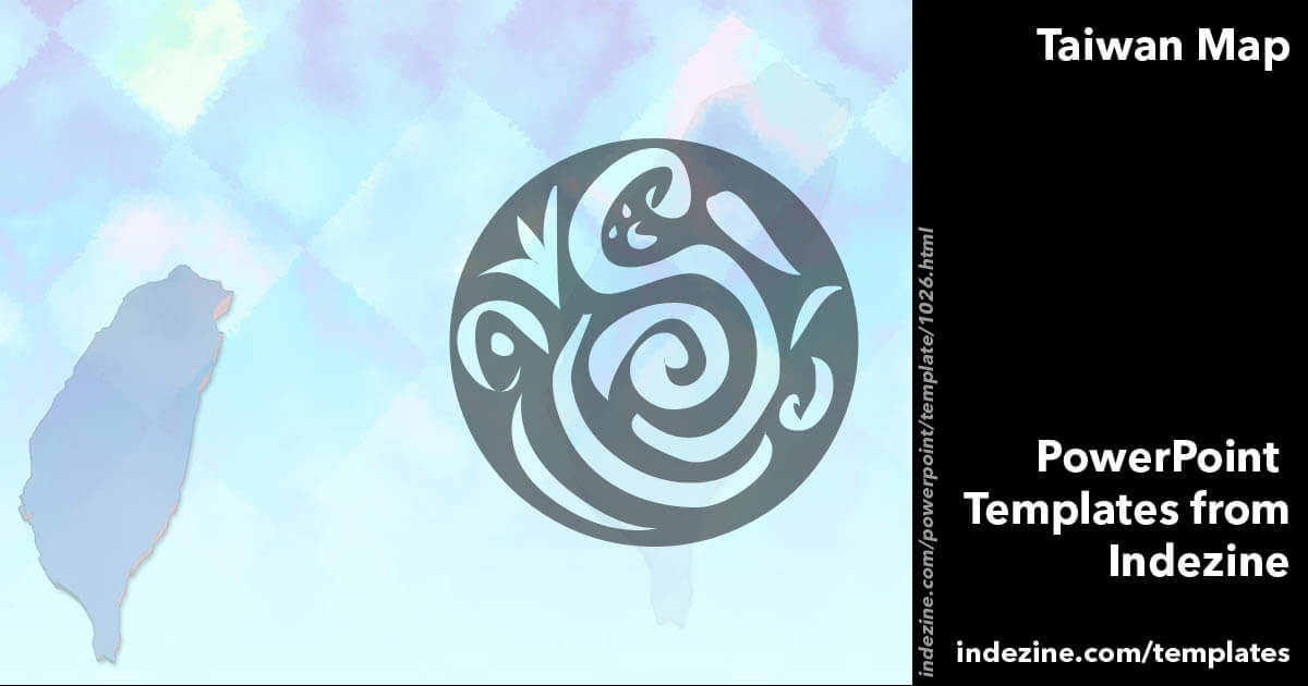 Taiwan Map 01 PowerPoint Template