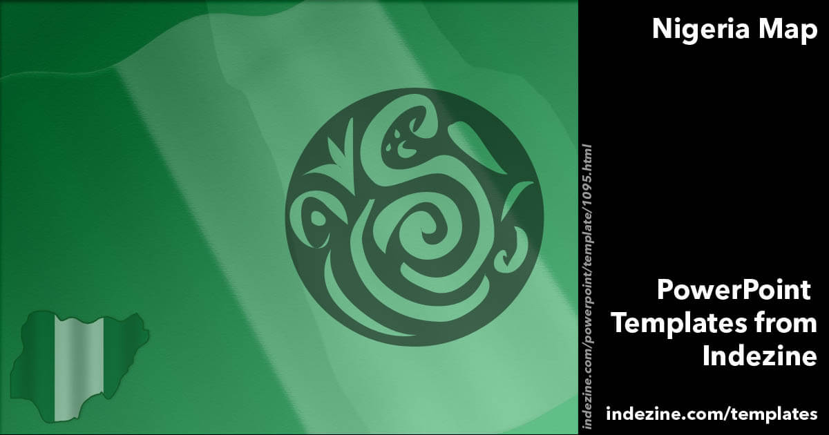 Nigeria Map 02 PowerPoint Template