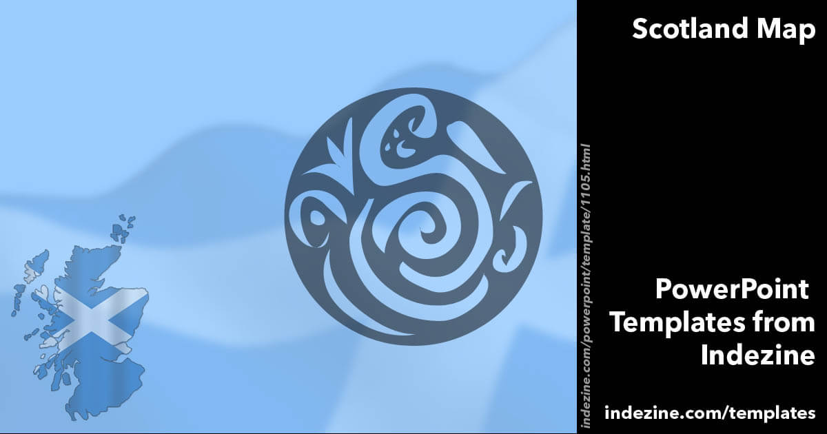 Scotland Map 02 PowerPoint Template