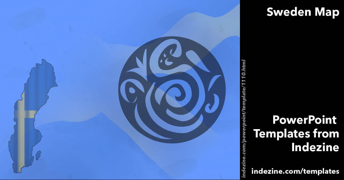 Sweden Map 02 PowerPoint Template
