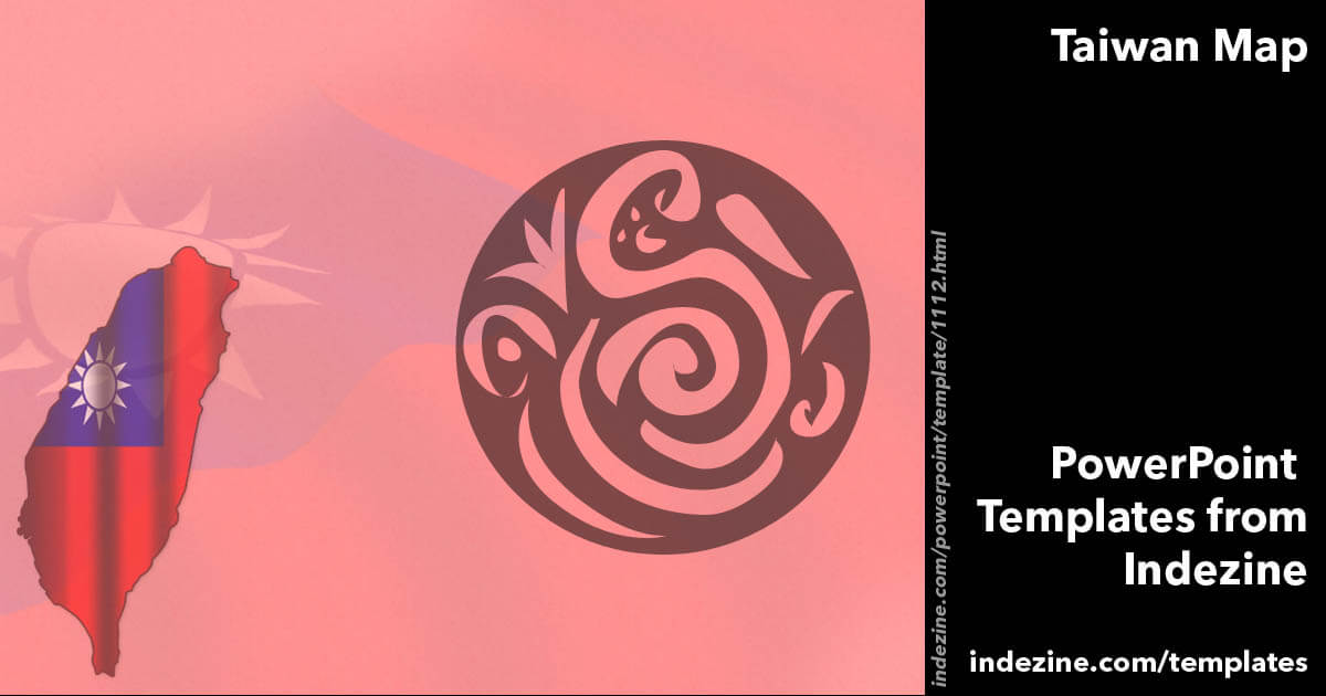 Taiwan Map 02 PowerPoint Template