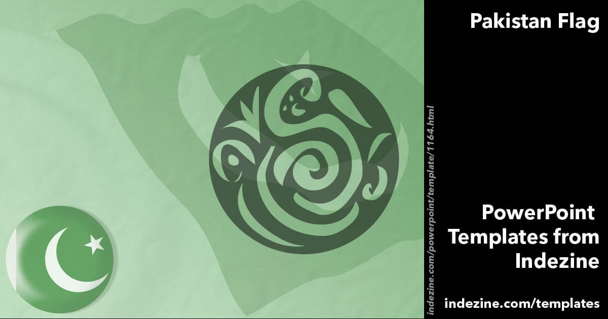 Pakistan Flag 04 PowerPoint Template