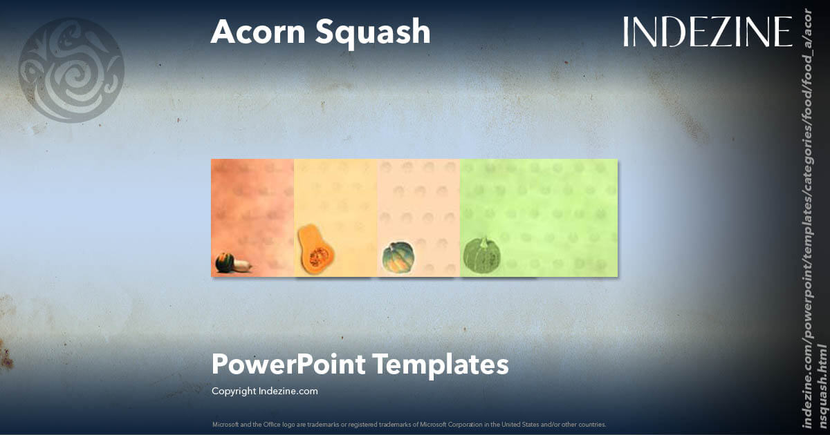 Acorn Squash PowerPoint Templates