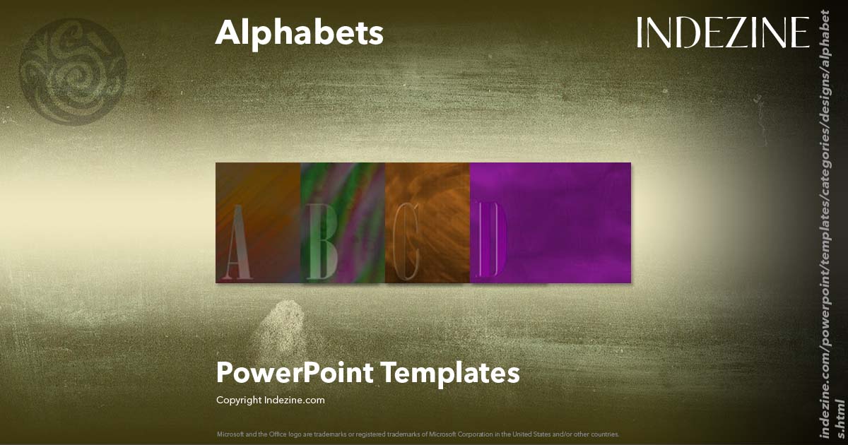 Alphabets PowerPoint Templates