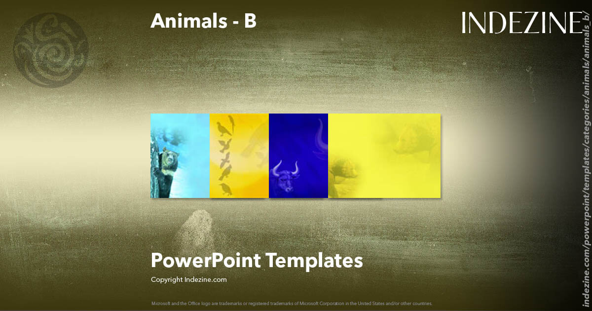Animals - B PowerPoint Templates