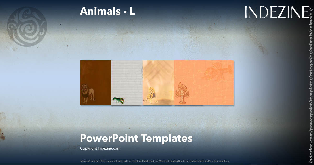 Animals - L PowerPoint Templates