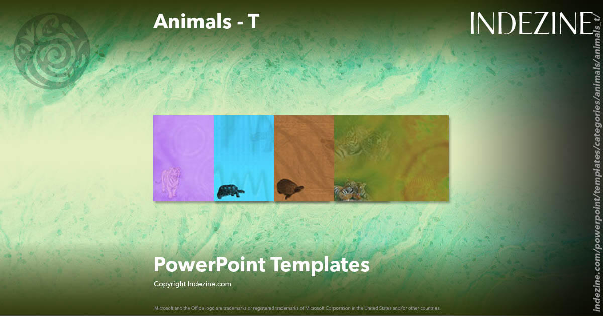 Animals - T PowerPoint Templates
