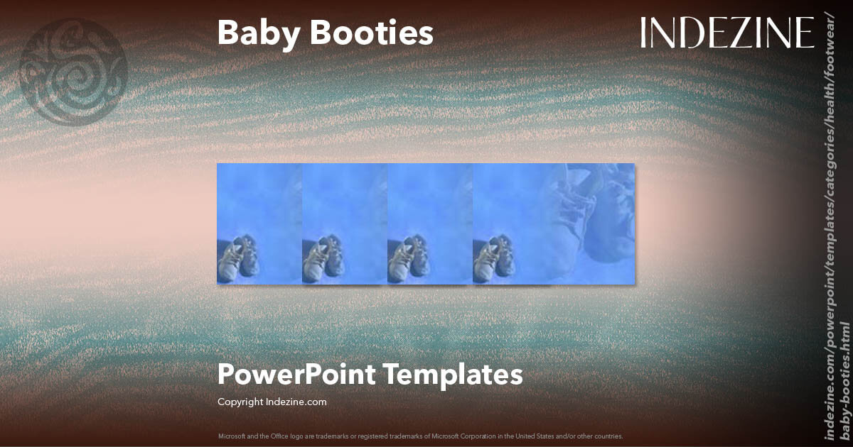 Baby Booties PowerPoint Templates