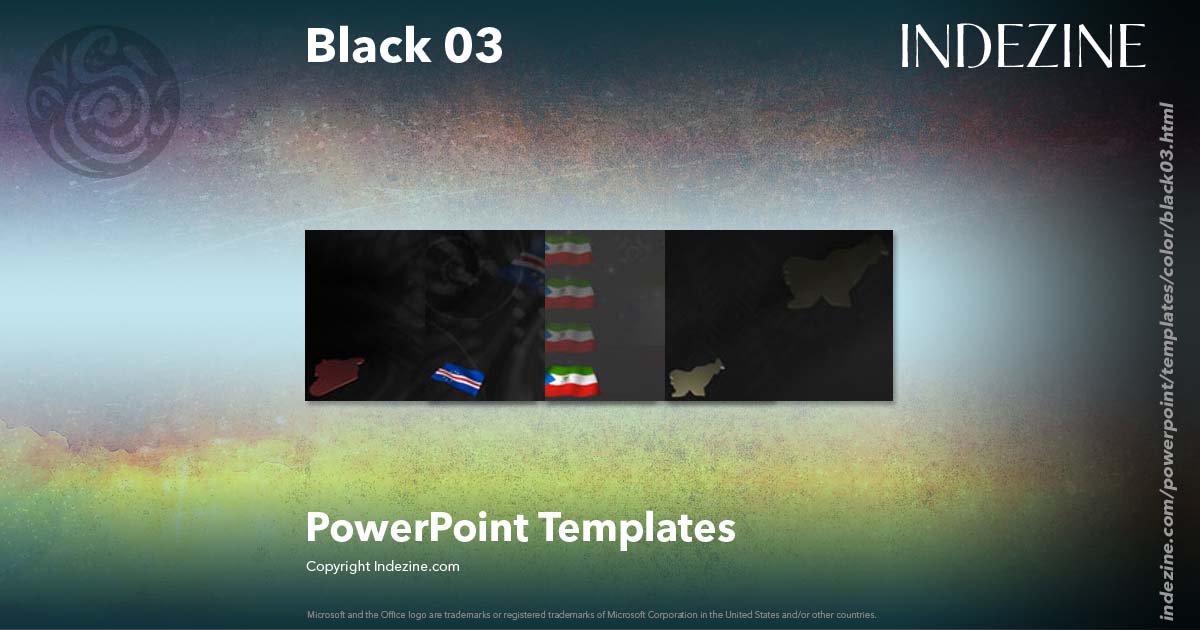 Black 03 PowerPoint Templates