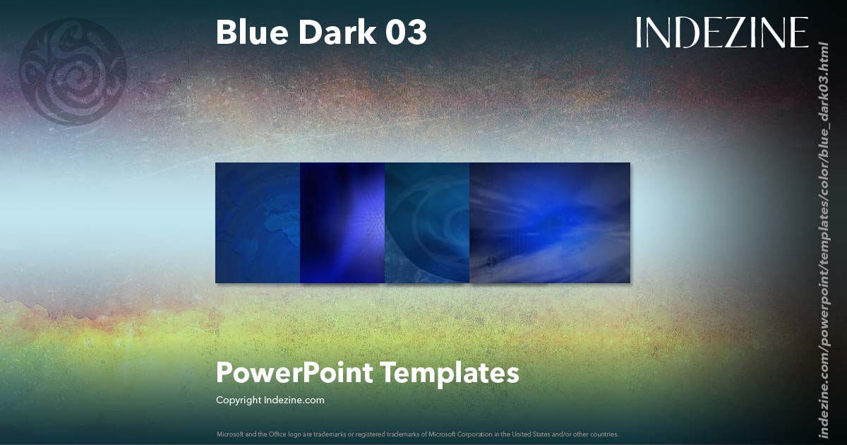 Blue Dark 03 PowerPoint Templates