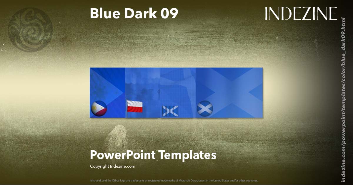 Blue Dark 09 PowerPoint Templates