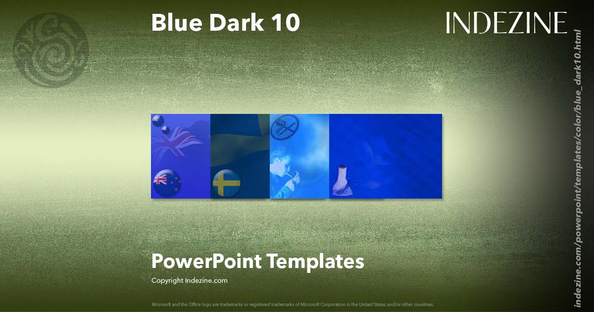 Blue Dark 10 PowerPoint Templates