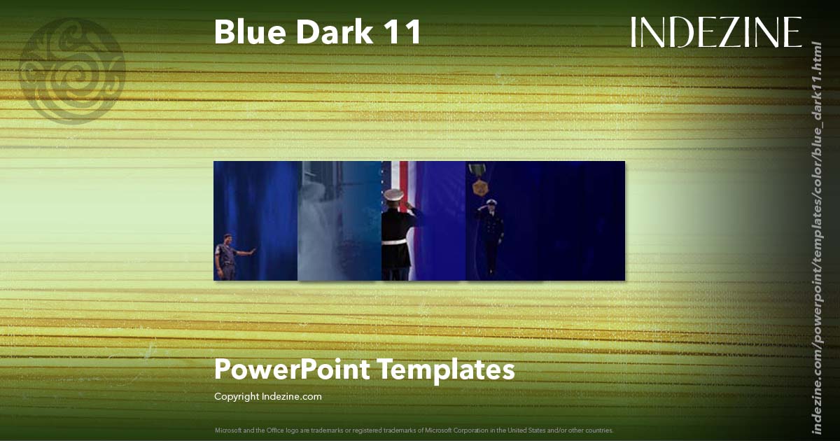 Blue Dark 11 PowerPoint Templates