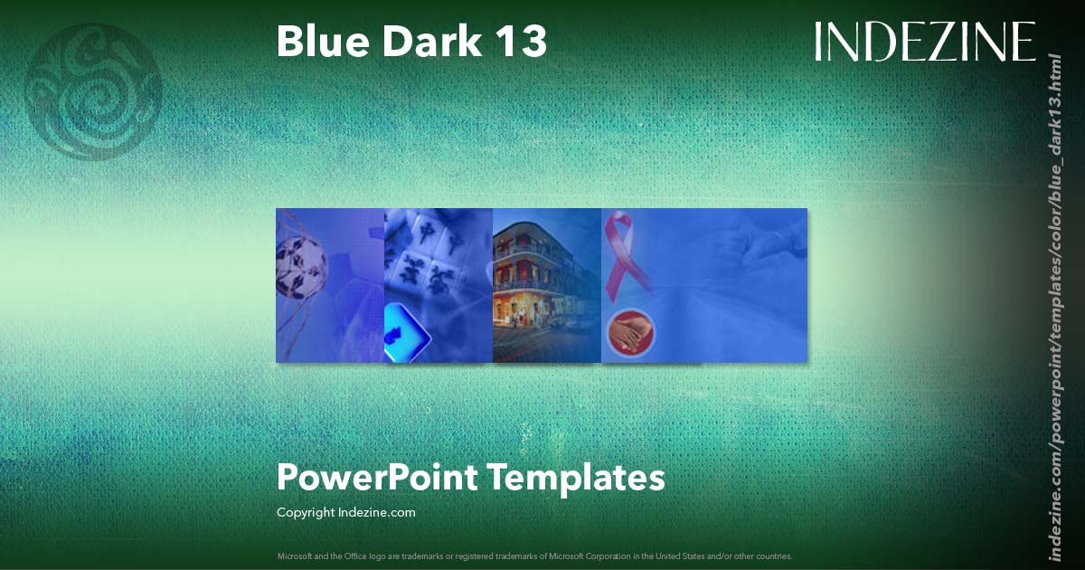 Blue Dark 13 PowerPoint Templates