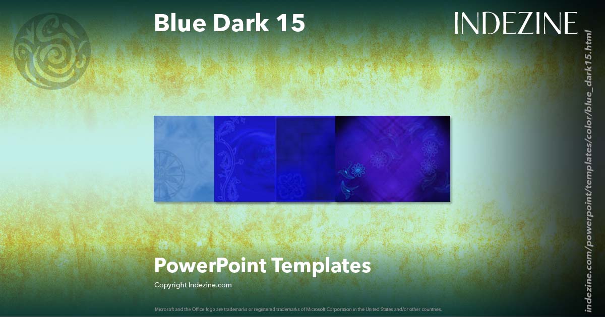 Blue Dark 15 PowerPoint Templates