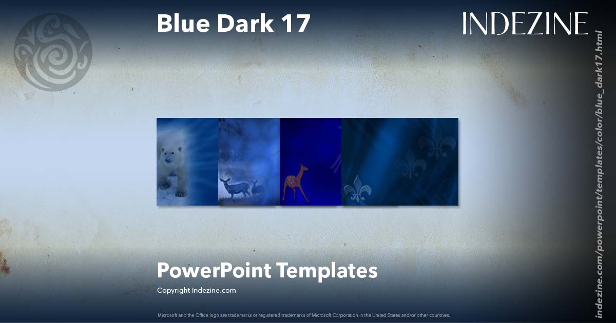 Blue Dark 17 PowerPoint Templates