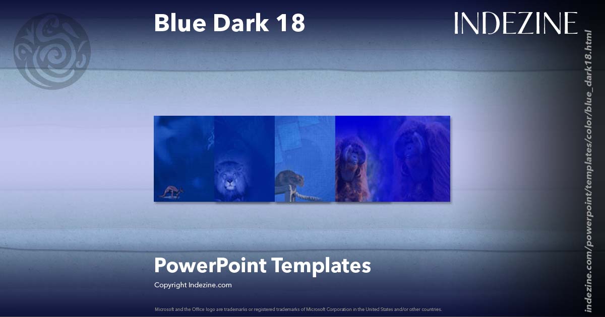 Blue Dark 18 PowerPoint Templates
