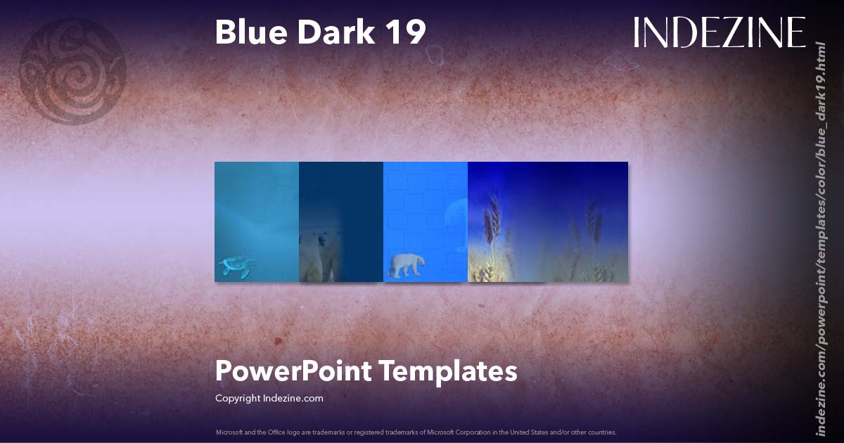 Blue Dark 19 PowerPoint Templates