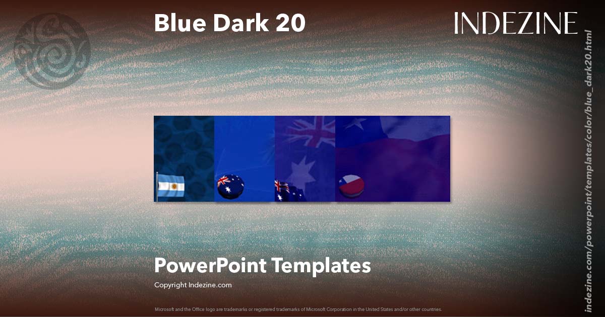 Blue Dark 20 PowerPoint Templates