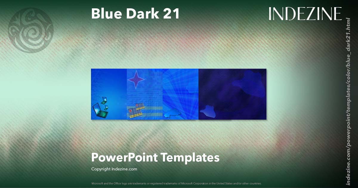 Blue Dark 21 PowerPoint Templates