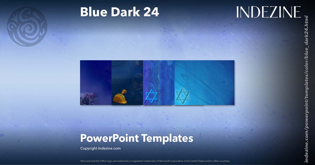 Blue Dark 24 PowerPoint Templates