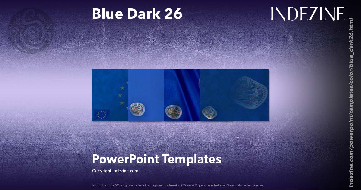 Blue Dark 26 PowerPoint Templates