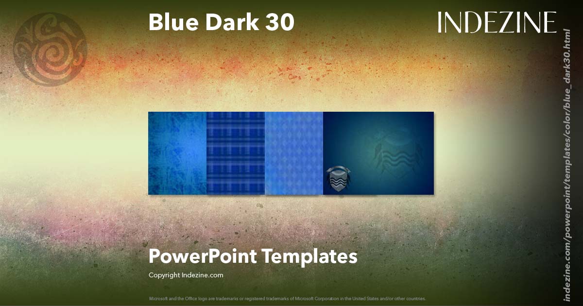 Blue Dark 30 PowerPoint Templates