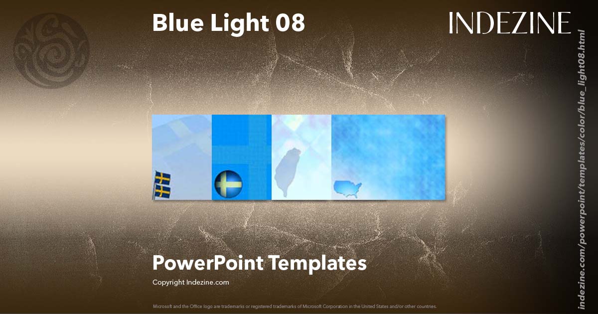 Blue Light 08 PowerPoint Templates