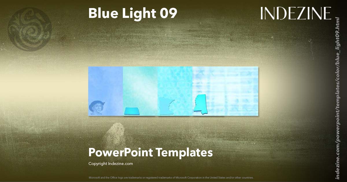 Blue Light 09 PowerPoint Templates