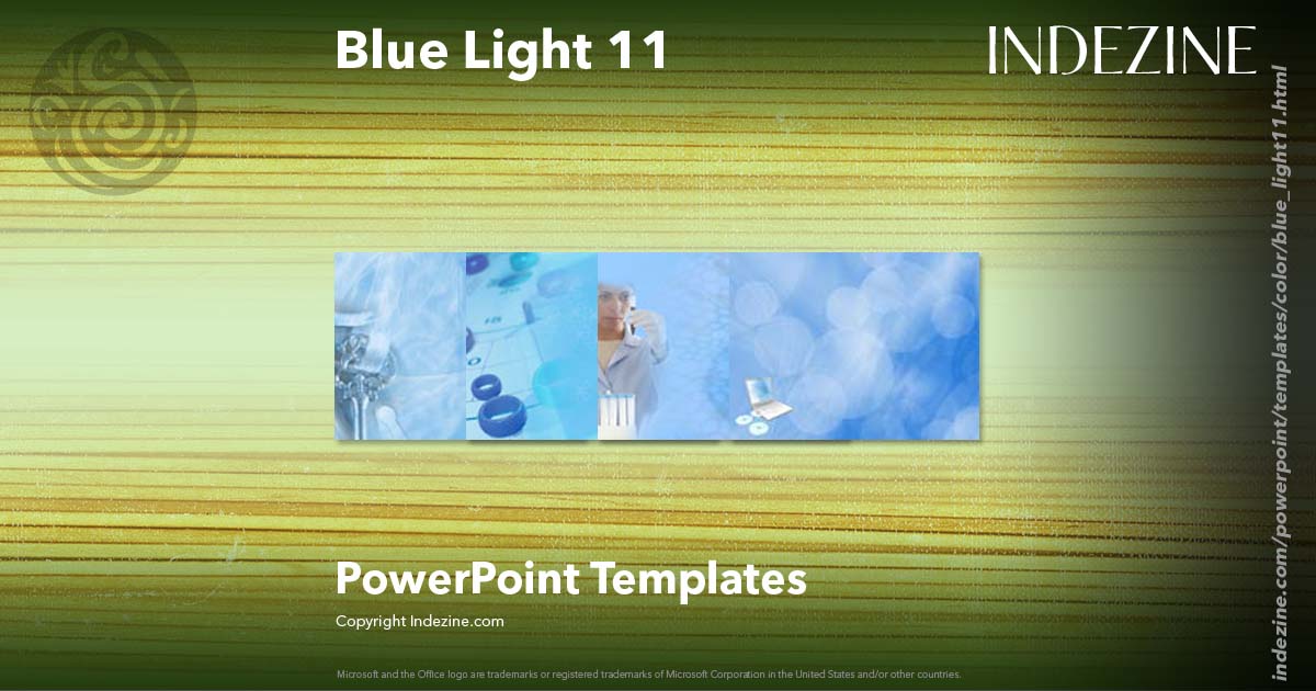 Blue Light 11 PowerPoint Templates