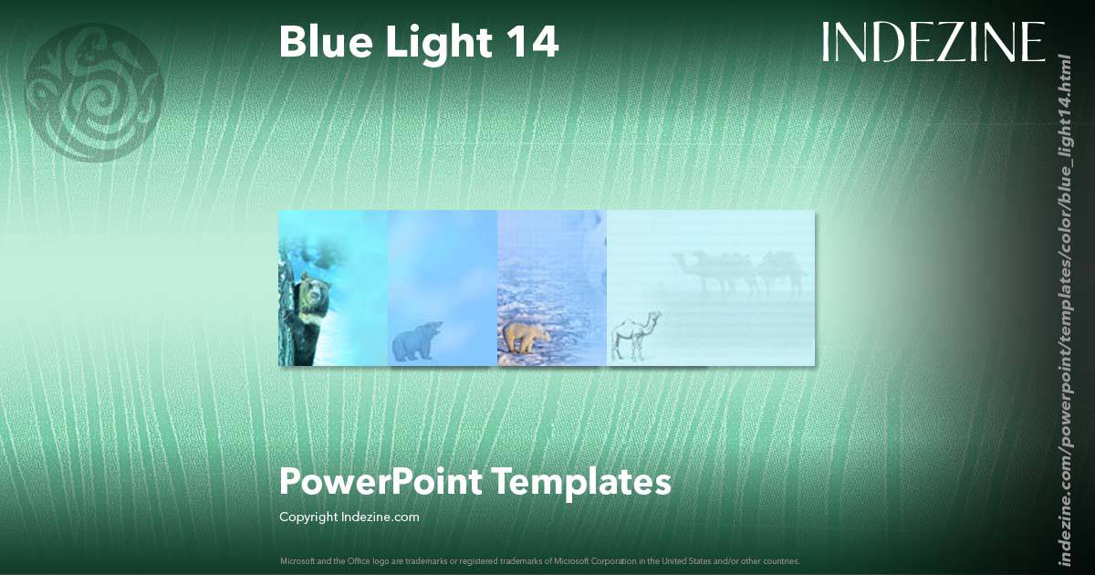 Blue Light 14 PowerPoint Templates