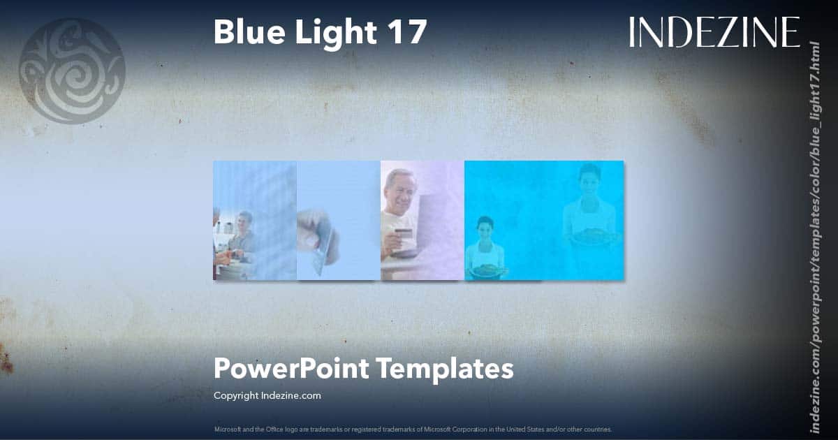 Blue Light 17 PowerPoint Templates