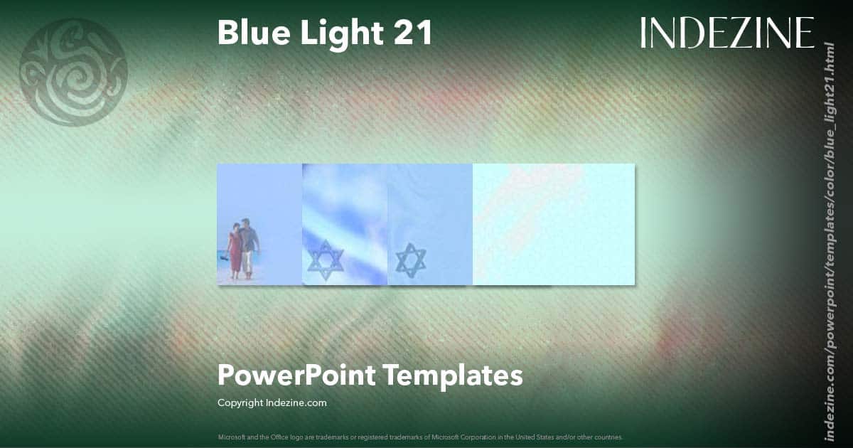Blue Light 21 PowerPoint Templates