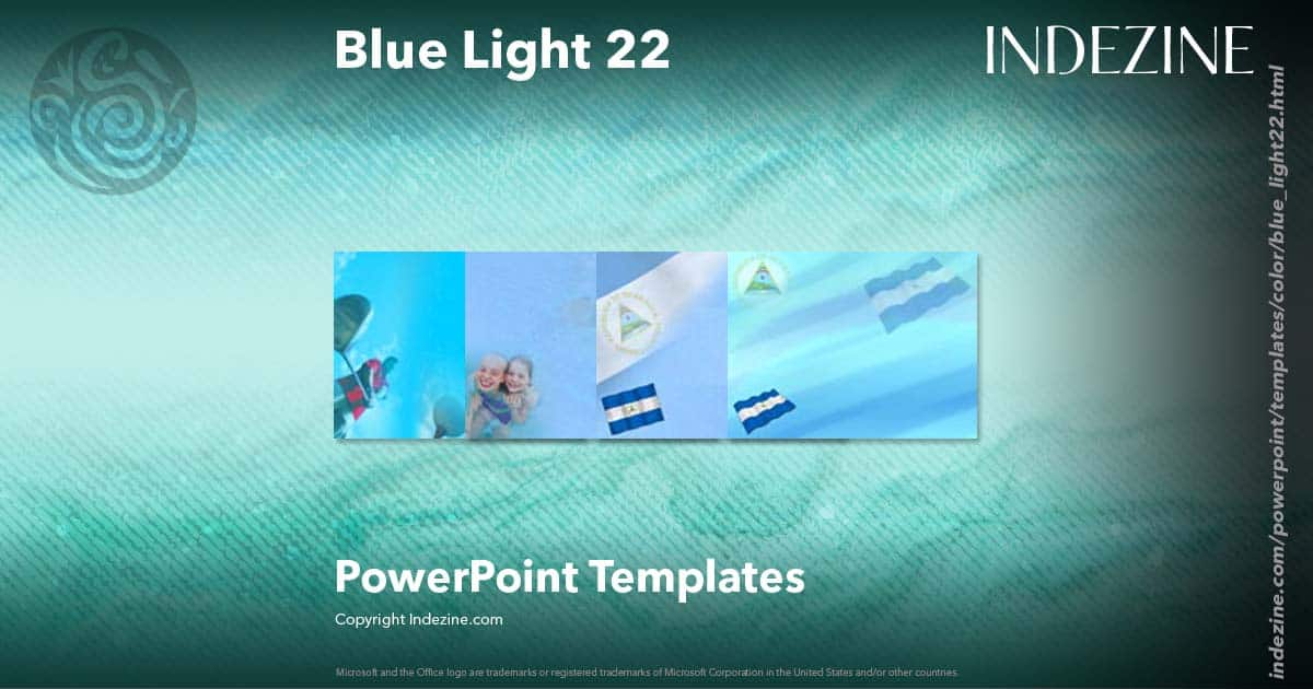 Blue Light 22 PowerPoint Templates