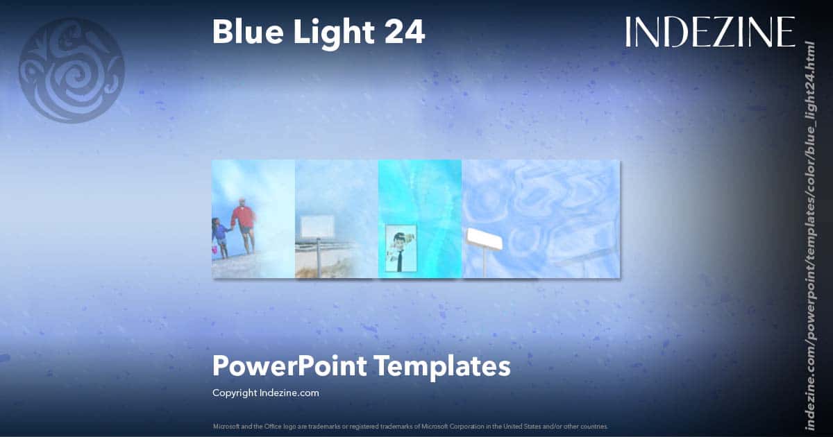 Blue Light 24 PowerPoint Templates