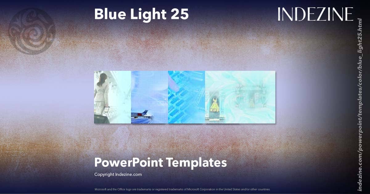 Blue Light 25 PowerPoint Templates