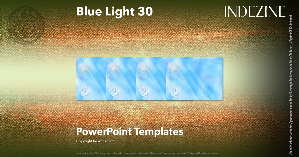 Blue Light 30 PowerPoint Templates