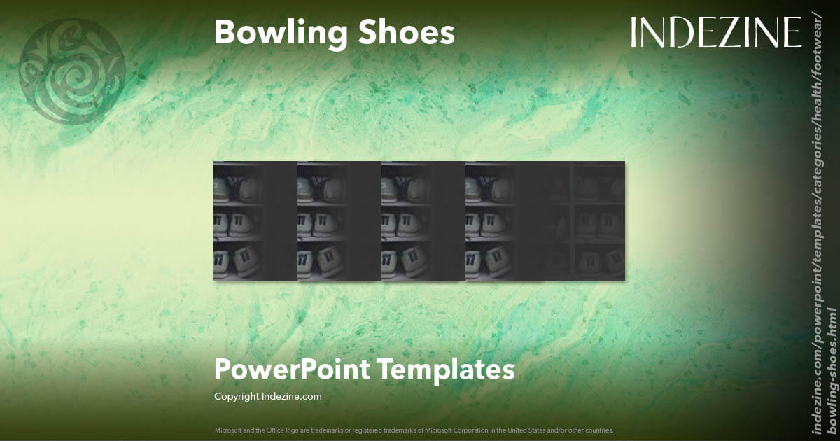 Bowling Shoes PowerPoint Templates