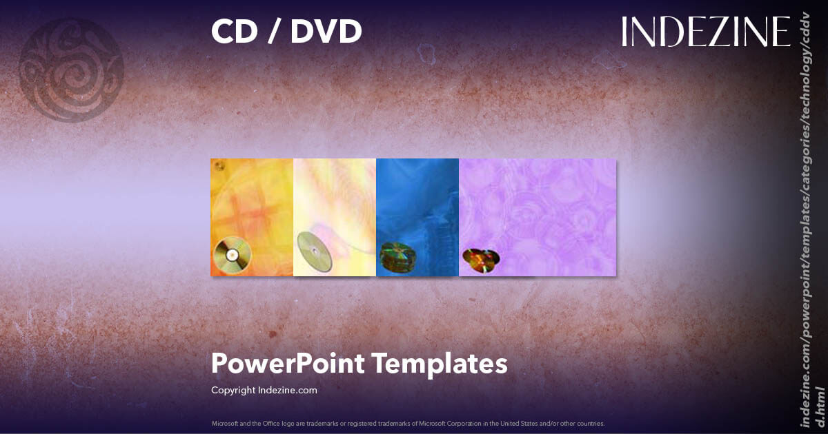 CD / DVD PowerPoint Templates