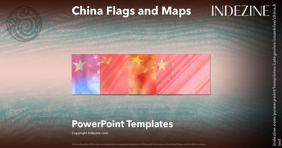 China Flags and Maps PowerPoint Templates