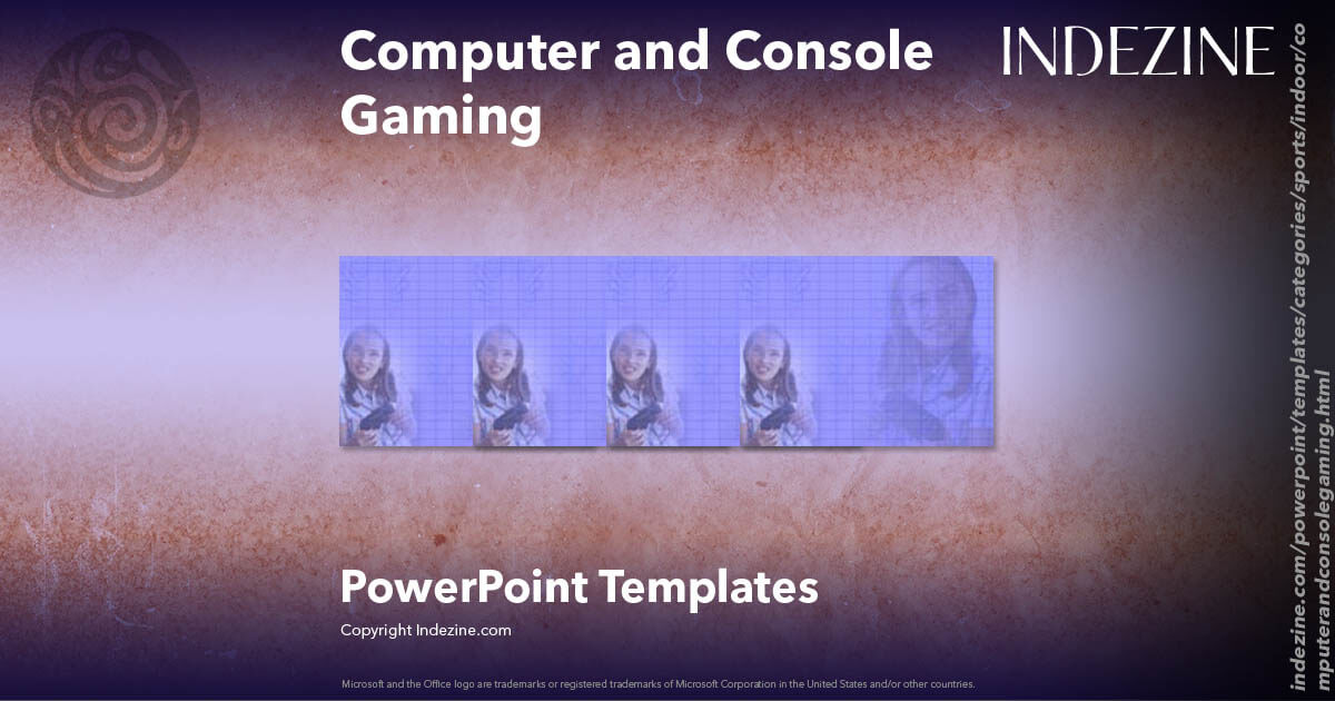 Computer and Console Gaming PowerPoint Templates